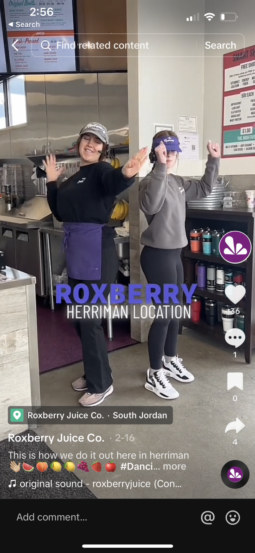 Roxberry TikTok Challenge - Sway